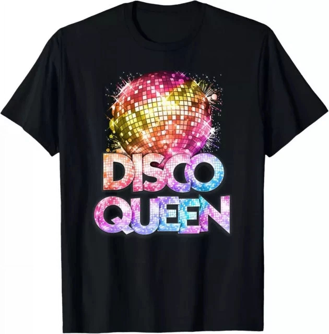 Hot Trending T-Shirt With Disco Queen - 70 S Disco Themed Vintage ...