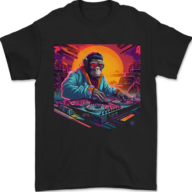 Hot Trending T-Shirt With Dj Kong Funny Ape On The Decks Music T-Shirt ...