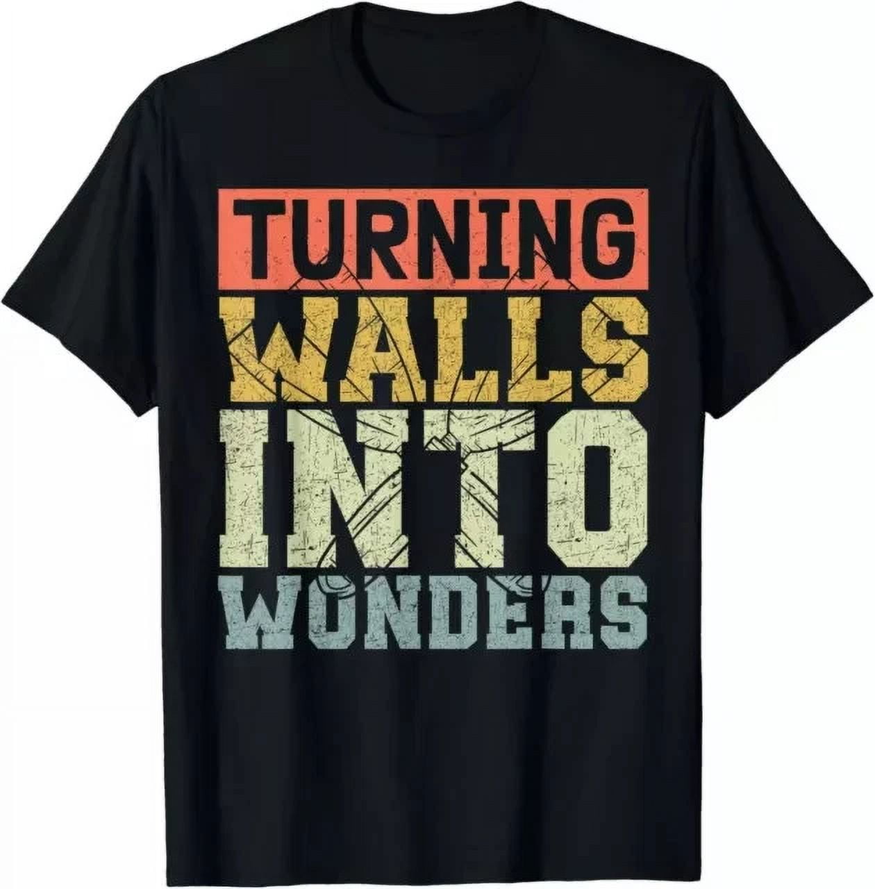 Hot Trending T-Shirt With Drywall Finisher Drywaller Renovation Work ...