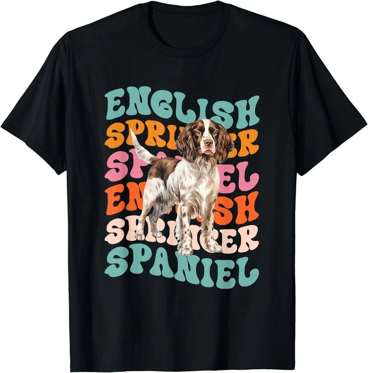 Hot Trending T-Shirt With English Springer Spaniel Dog Lovers Mom And ...