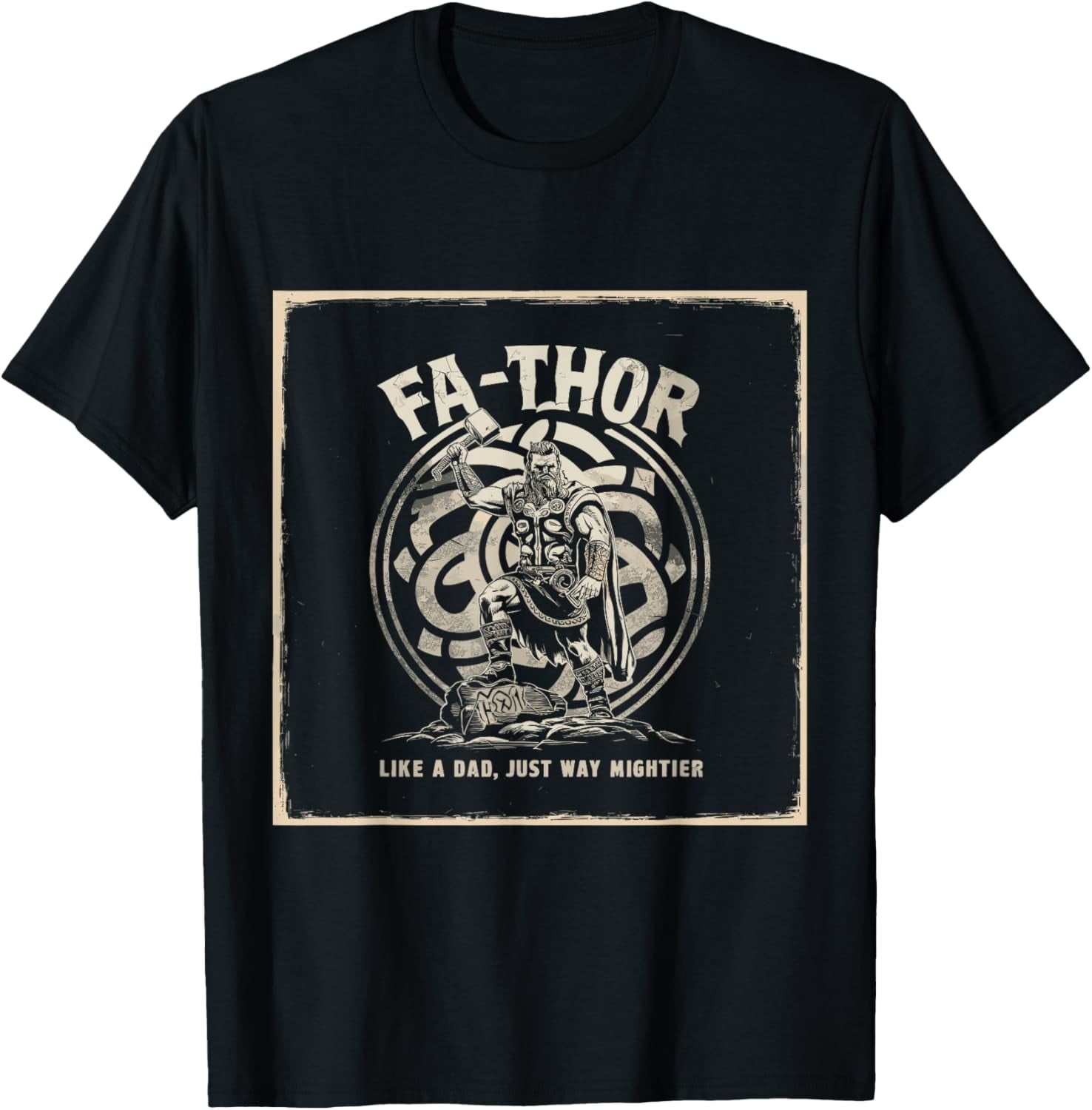 Hot Trending T-Shirt With Fa-Thor Like A Dad Just Way Mightier Viking ...