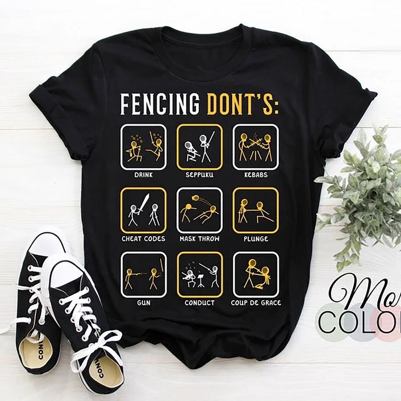 Hot Trending T-Shirt With Fencing Don'T Fencing Funny Sabre Sword ...