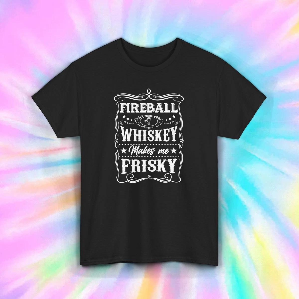 Hot Trending T-Shirt With Fireball Whiskey Shirt Funny Party Frisky ...