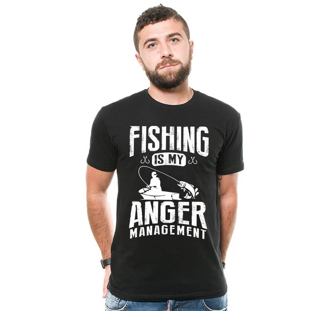 Hot Trending T-Shirt With Fishing Is My Anger Management Fisherman Tee ...