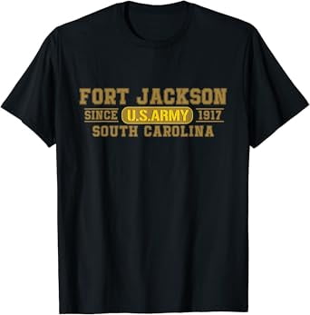 Hot Trending T-Shirt With Fort Jackson South Carolina, Army Base T ...