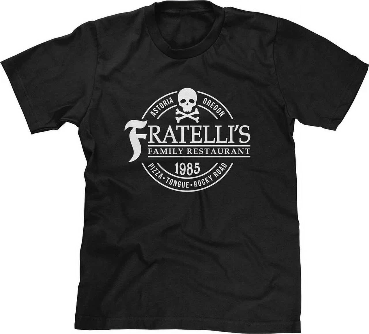 Hot Trending T-Shirt With Fratelli'S Family Restaurant- Goonies, Movie ...