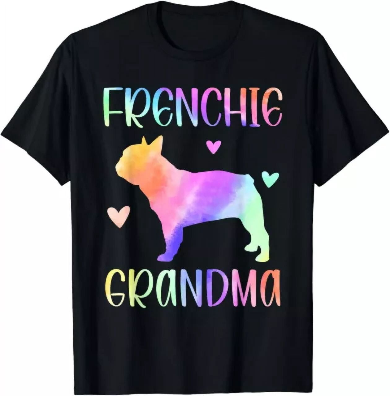 Hot Trending T-Shirt With Frenchie Grandma French Bulldog Nana Rainbow ...