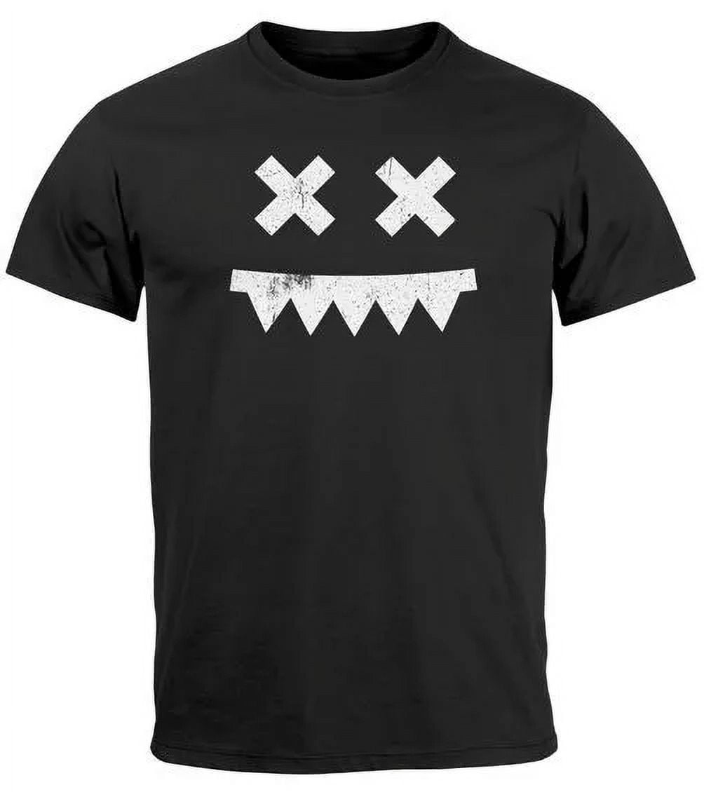 Hot Trending T-Shirt With Front Print Smile Smiling Face Techwear Trend ...