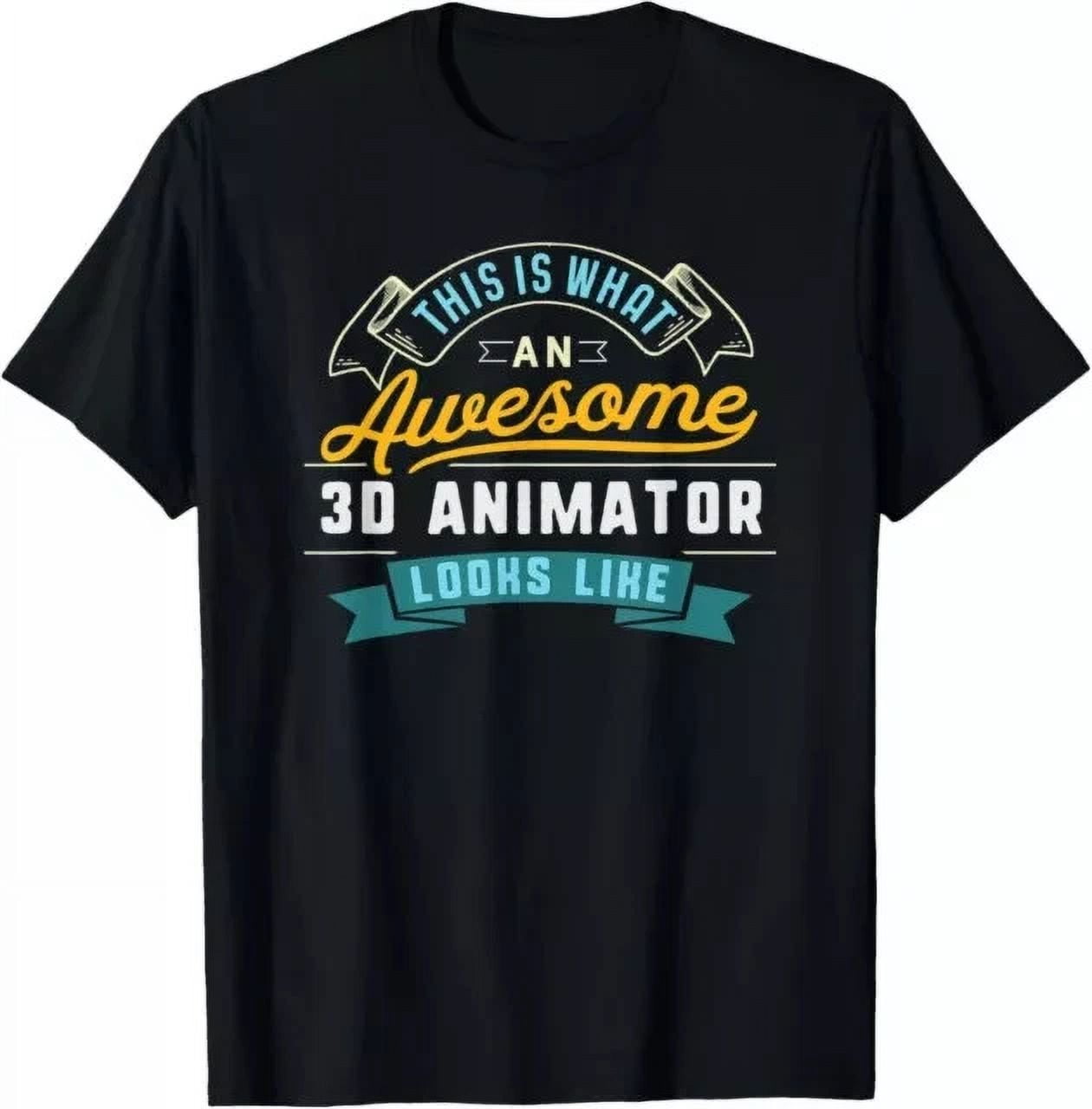 Hot Trending T-Shirt With Funny 3D Animator Awesome Job Occupation ...