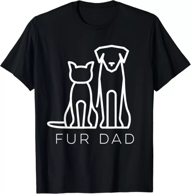 Hot Trending T-Shirt With Fur Dad Pet Lover Cat Dog Dad Husband Funny ...