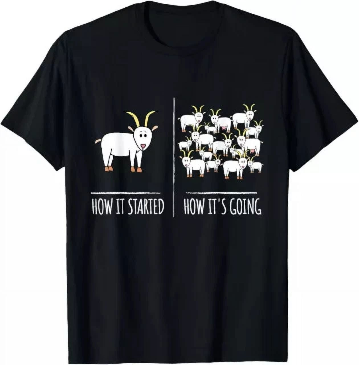 Hot Trending T-Shirt With Goat Shirts Goat Lovers Farm Apparel Pun ...