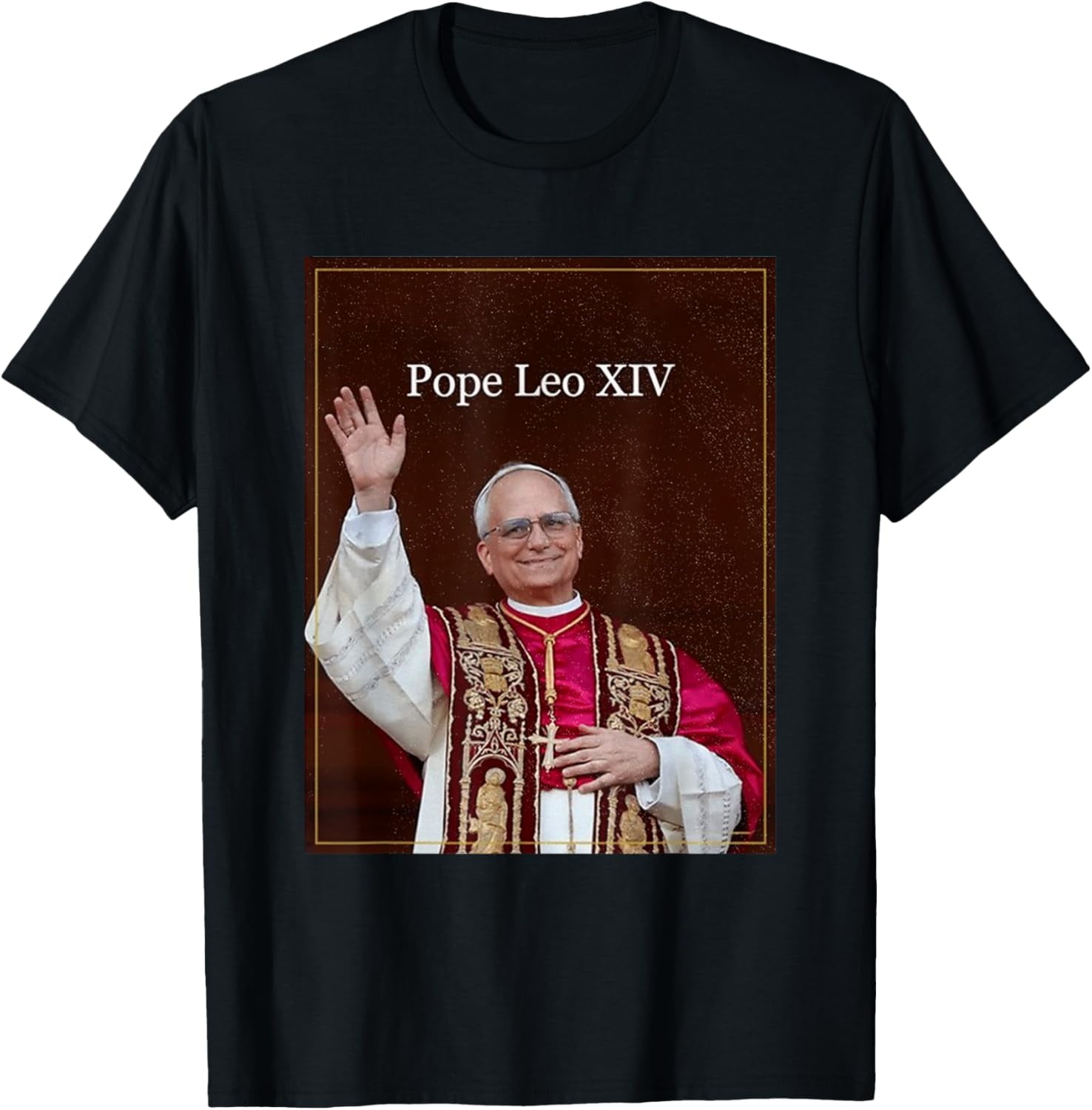 Hot Trending T-Shirt With God Bless Pope Leo Xiv, Pope Leo Xiv - Walmart.com