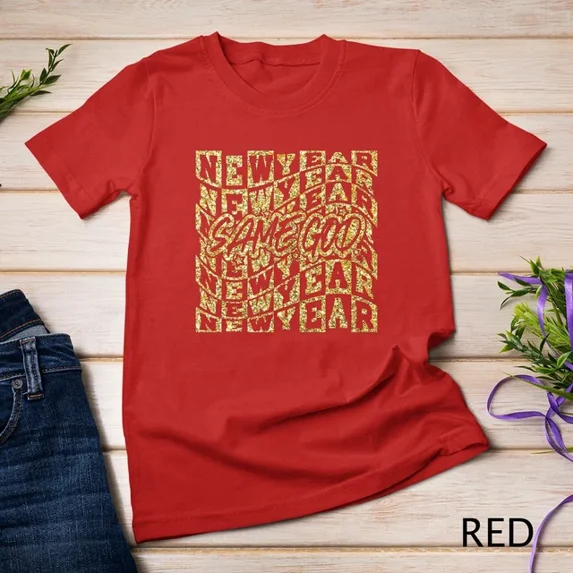 Hot Trending T-Shirt With Golden New Year, Same God Shine Bright In ...