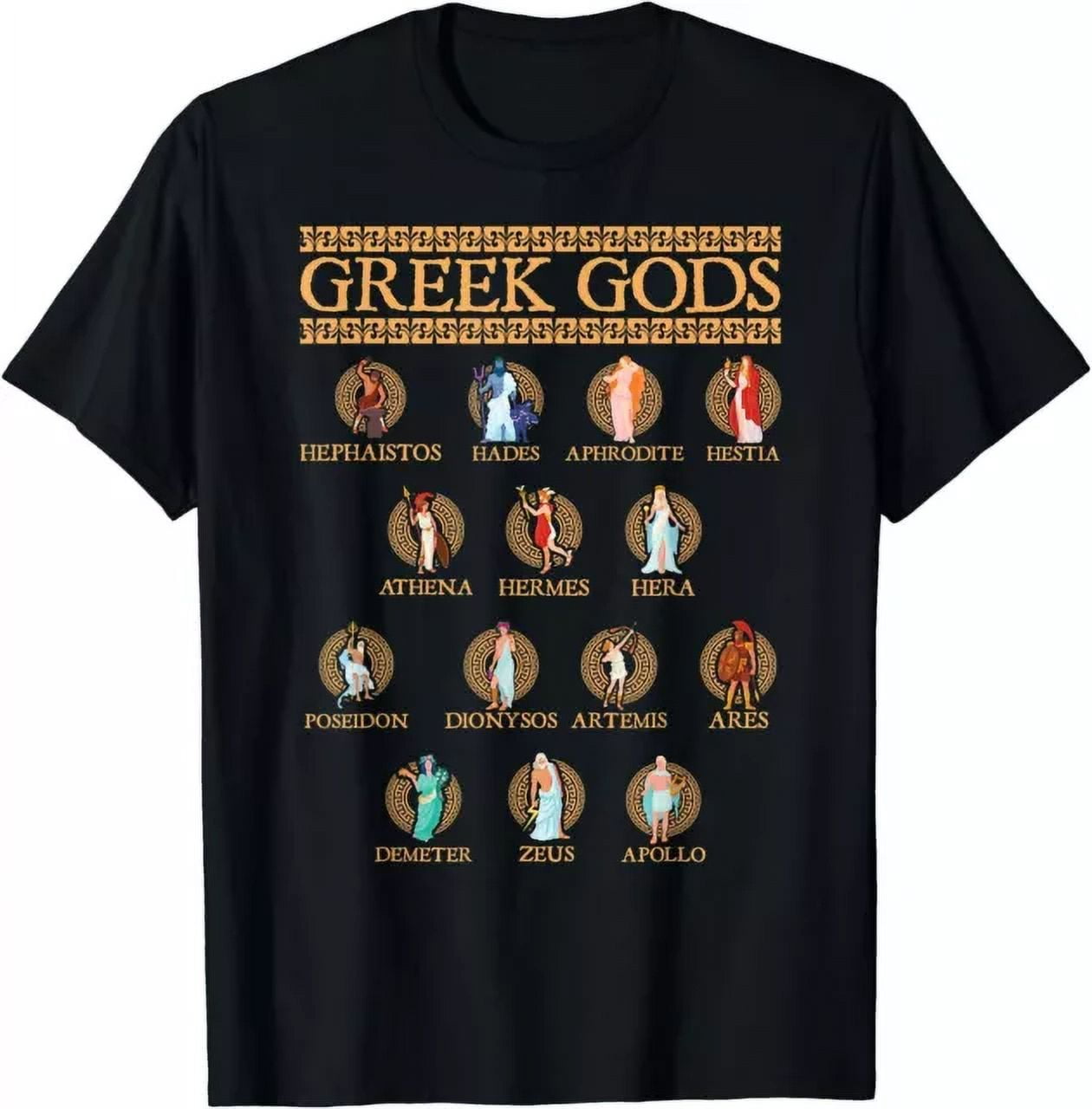 Hot Trending T-Shirt With Greek Gods, Greek Mythology Cool Best Gift ...