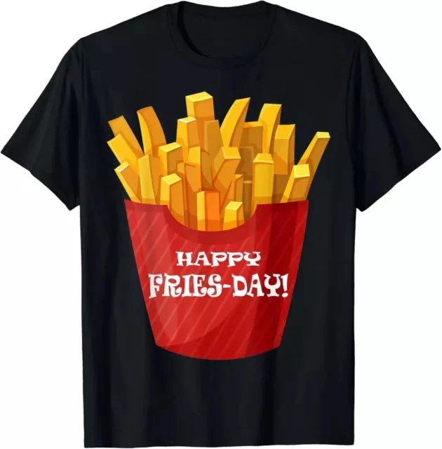Hot Trending T-Shirt With Happy Fries-Day! - Funny Friday Design ...
