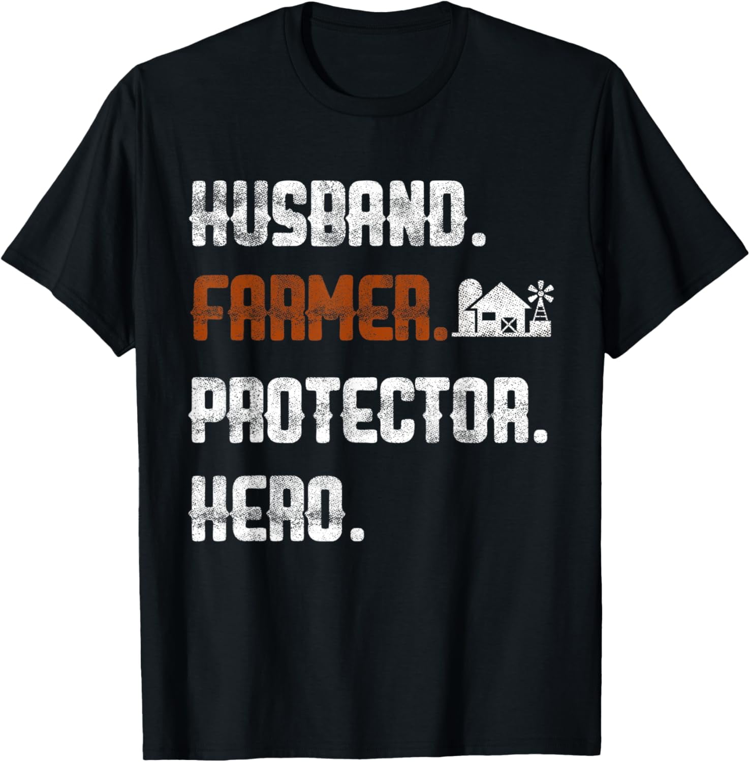 Hot Trending T-Shirt With Husband Farmer Protector Hero Farm Ranch Dad ...