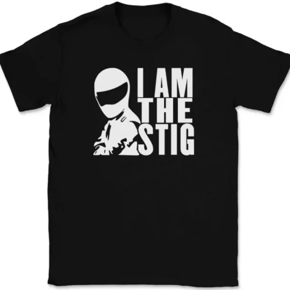 Hot Trending T-Shirt With I Am The Stig Funny Tv Show Race Car Design ...
