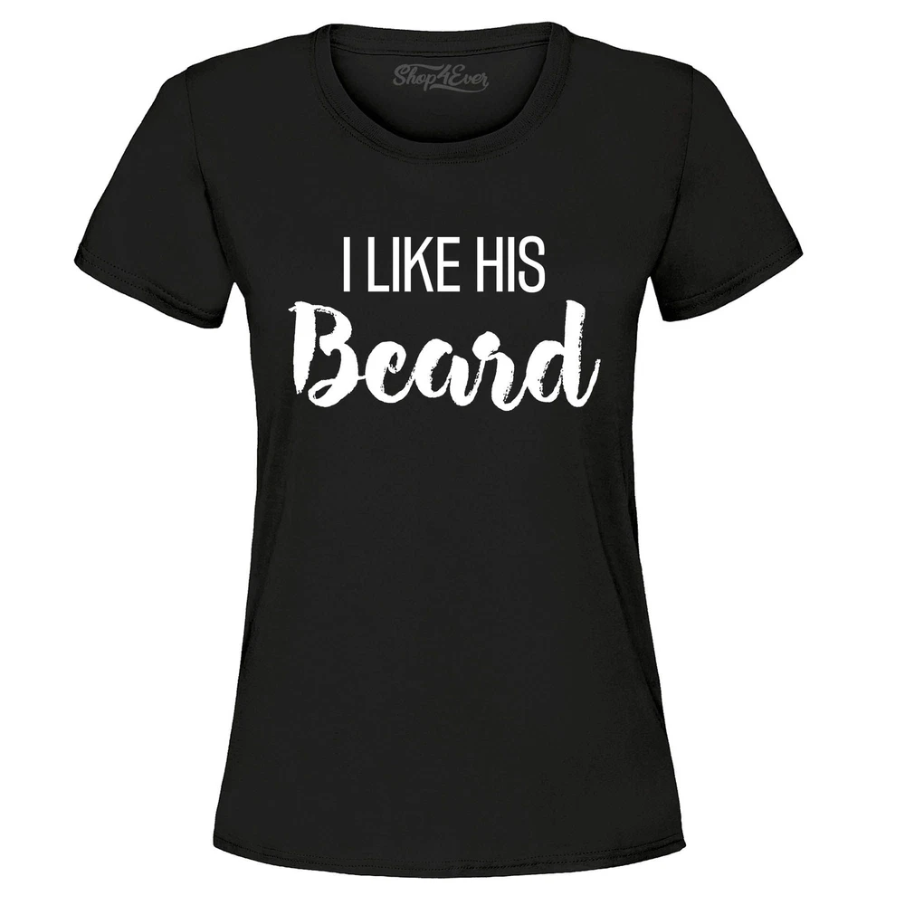 Hot Trending T-Shirt With I Like His Beard Couples Matching Anniversary ...