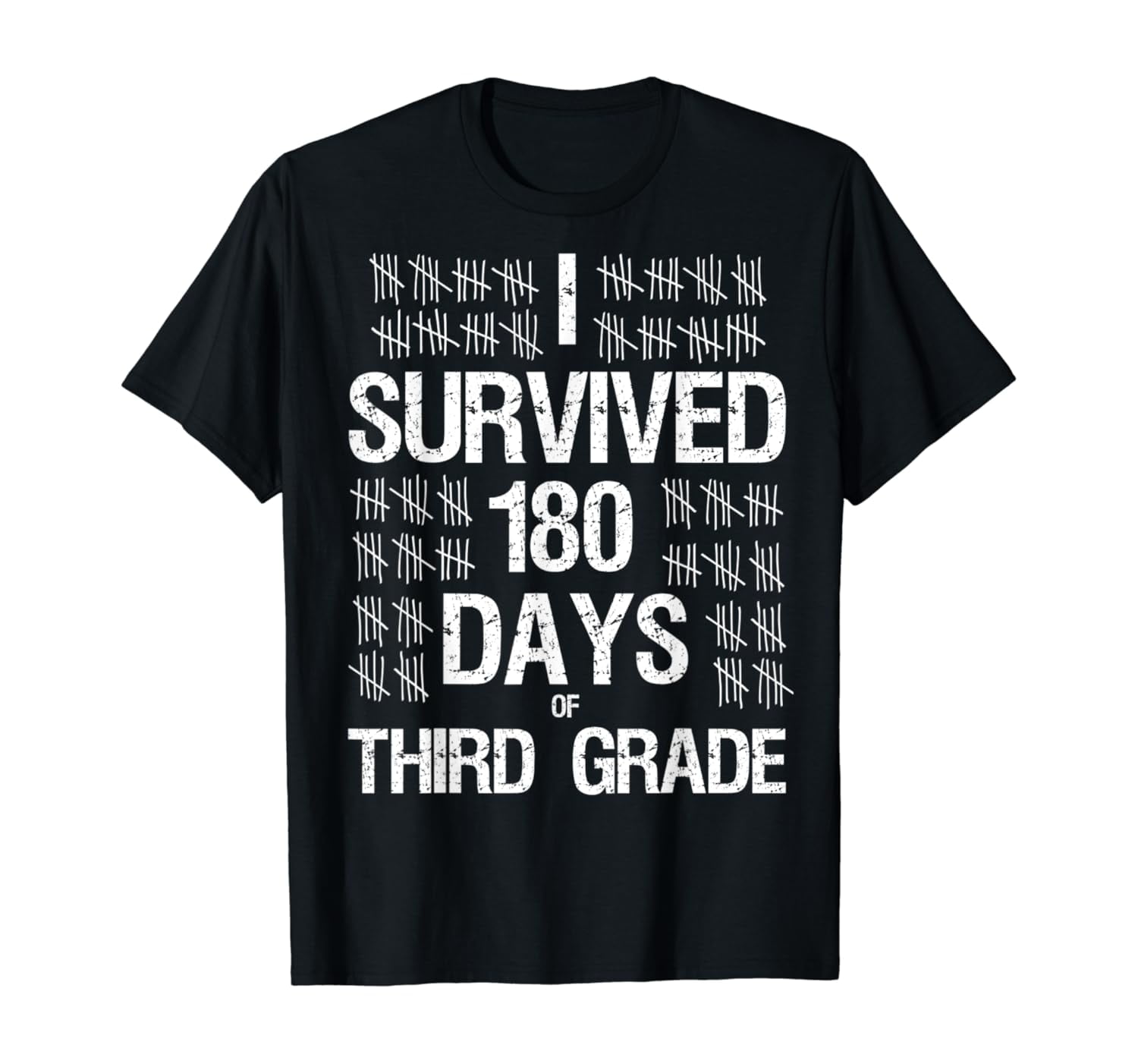 Hot Trending T-Shirt With I Survived 180 Days 3Rd Grade Cute Funny Last ...
