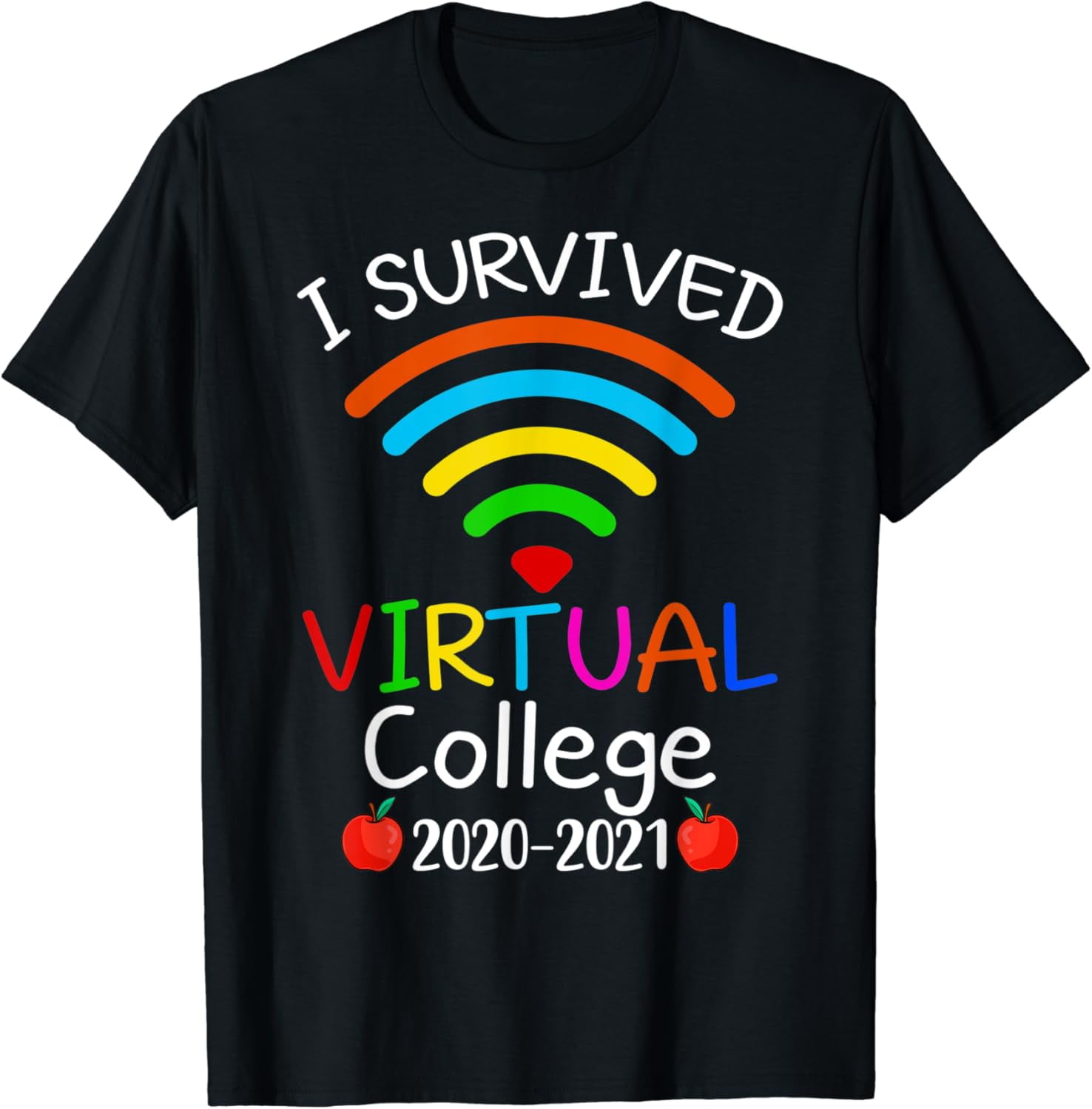 Hot Trending T-Shirt With I Survived Virtual College End Of Year ...