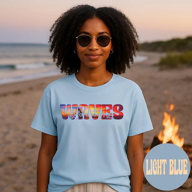 Hot Trending T-Shirt With Inspirational Ocean Sunset Beach Shirt ...