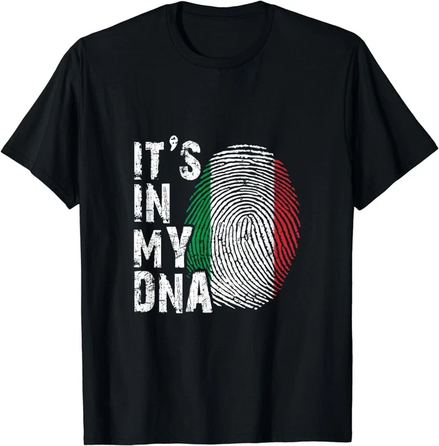 Hot Trending T-Shirt With It'S In My Dna Italy Italian Genes Flag Thumb ...