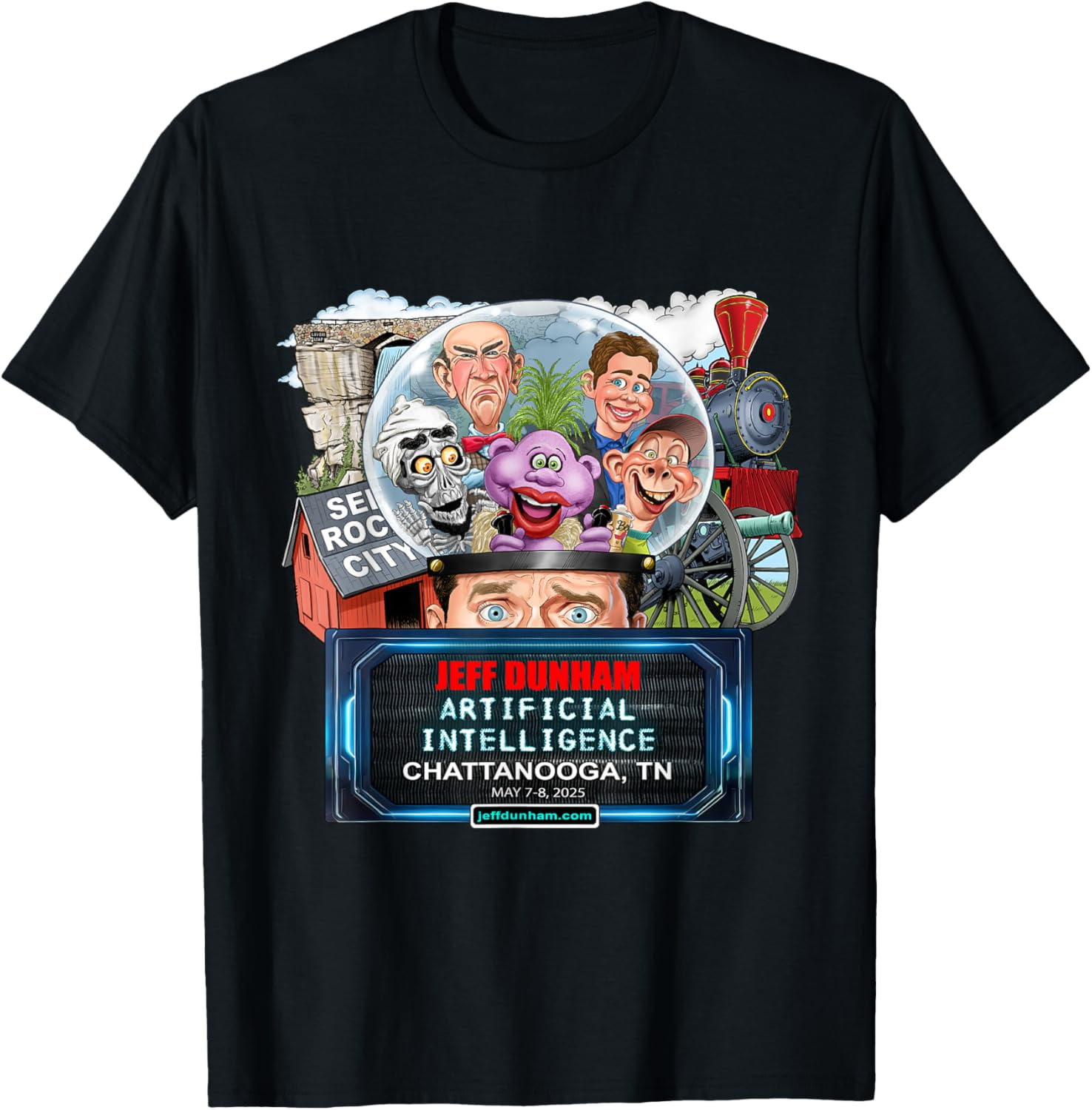 Hot Trending T-Shirt With Jeff Dunham Chattanooga, Tn (2025) - Walmart.com