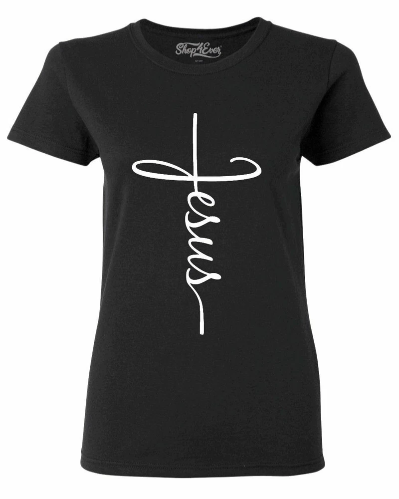 Hot Trending T-Shirt With Jesus Cross Christian Religious Faith ...