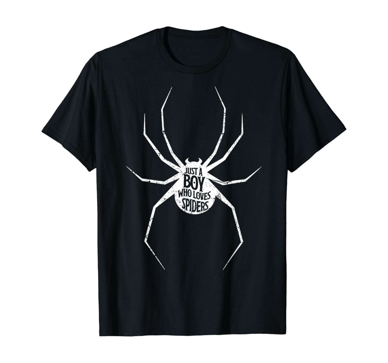 Hot Trending T-Shirt With Just A Boy Who Loves Spiders Funnyspider Dad ...