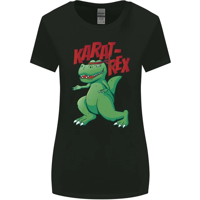 Hot Trending T-Shirt With Karat-Rex Karate T-Rex Dinosaur T-Shirt ...