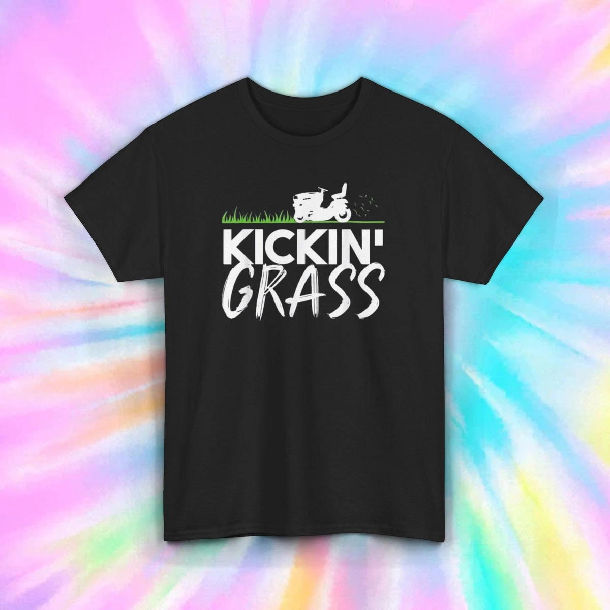 Hot Trending T-Shirt With Kickin' Grass Funny Mow Graphic T-Shirt Lawn ...