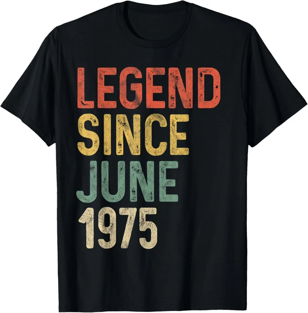Hot Trending T-Shirt With Legend 1975 50Th Birthday Gifts For Men Women ...
