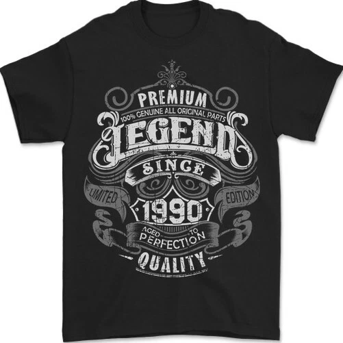 Hot Trending T-Shirt With Legend 35Th Birthday 1990 T-Shirt Design ...