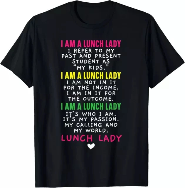 Hot Trending T-Shirt With Lunch Boss Cafeteria Worker Lady Cook Lunch ...