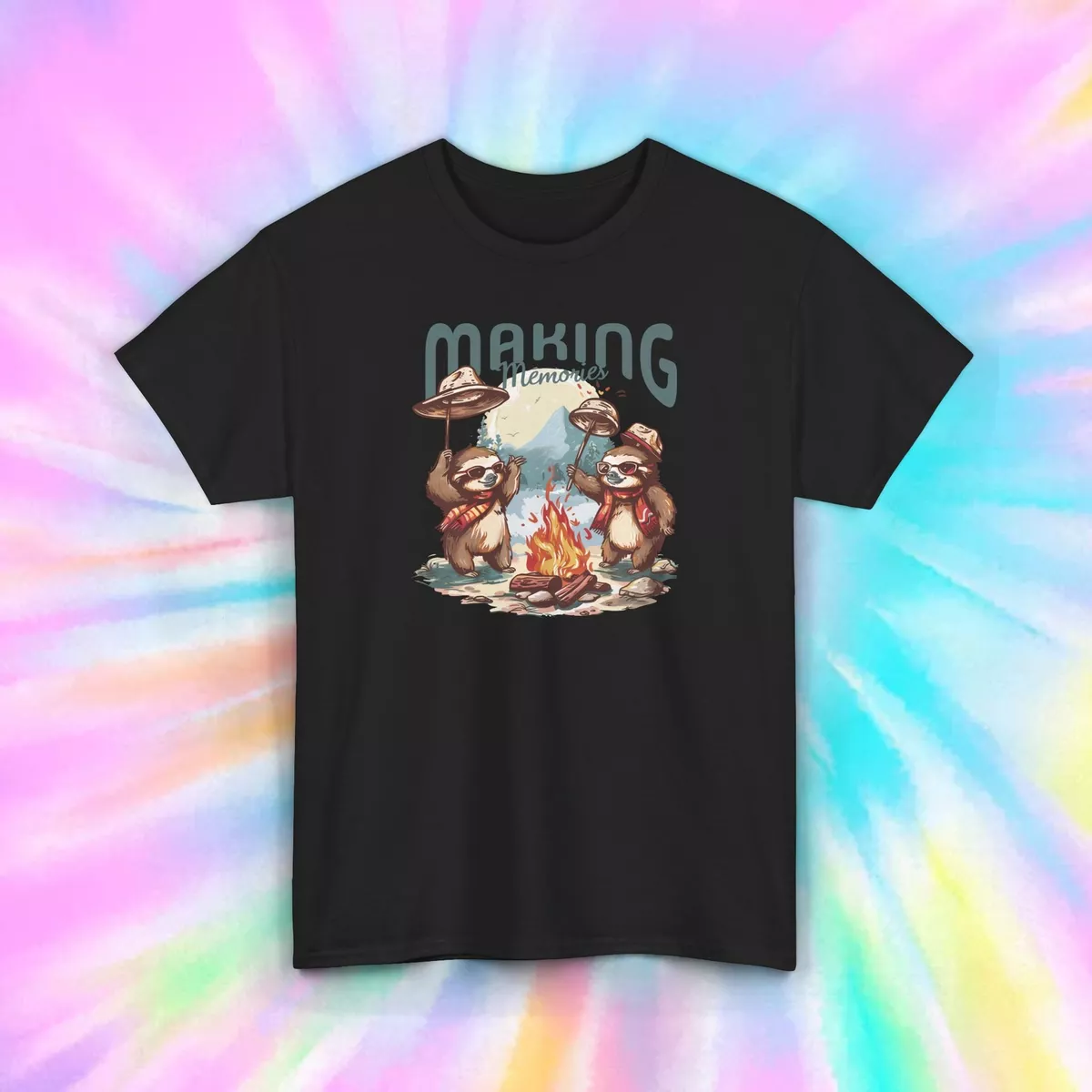 Hot Trending T-Shirt With Mak Memories Cute Sloth Camp Adventure ...