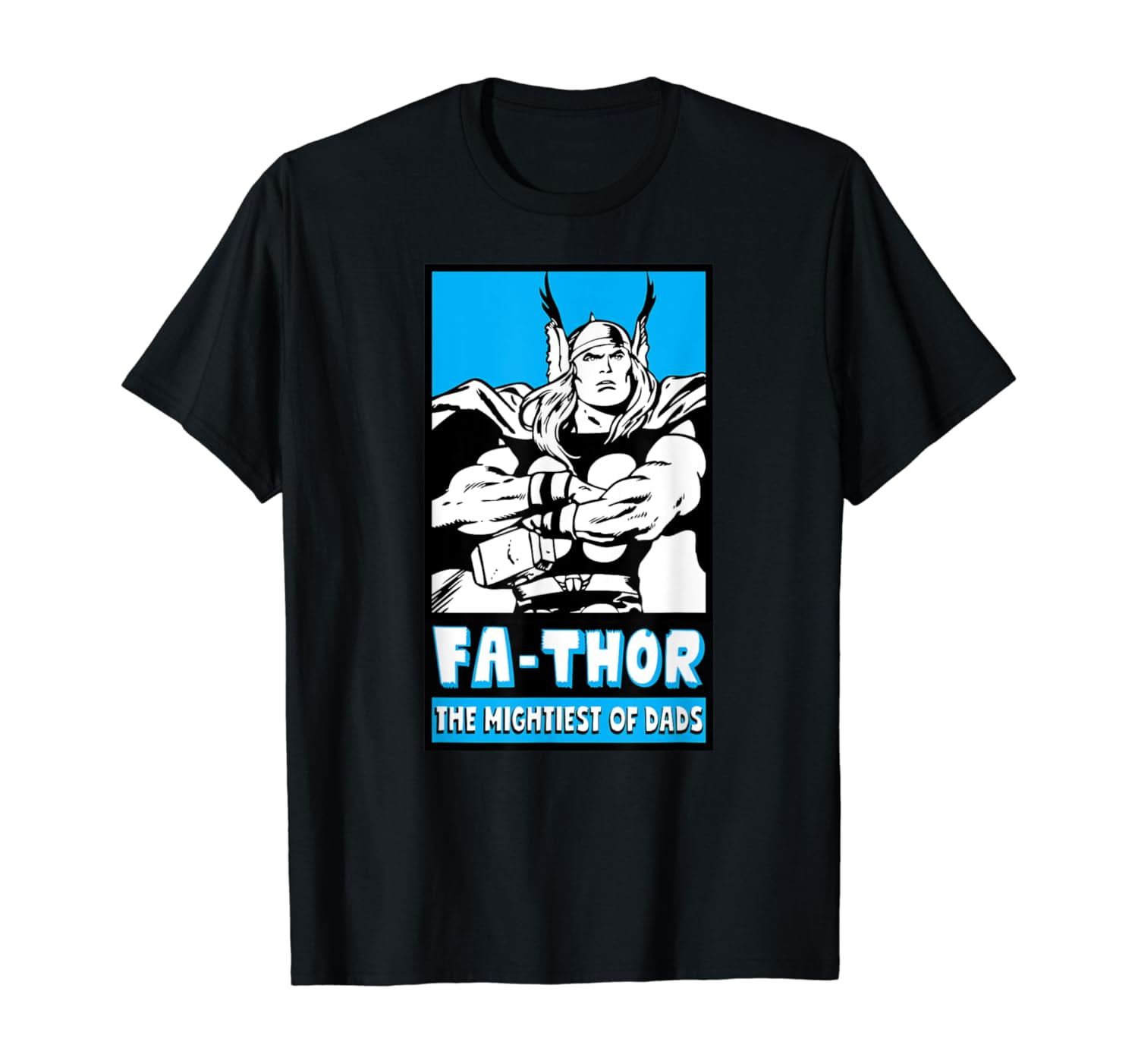 Hot Trending T-Shirt With Marvel Fa-Thor Mightiest Of Dads Retro Poster ...