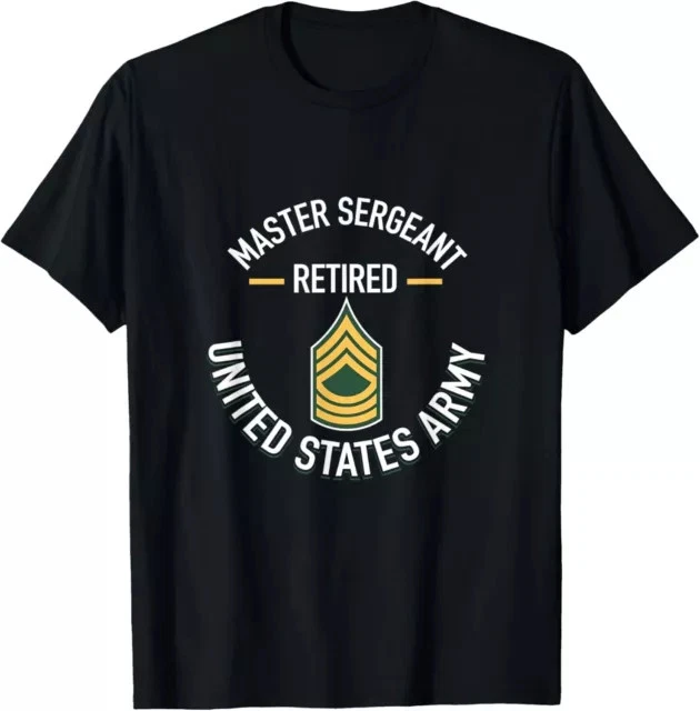 Hot Trending T-Shirt With Master Sergeant Msg Retired Army Military ...