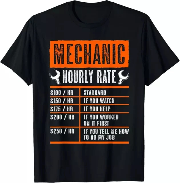 Hot Trending T-Shirt With Mechanic Hourly Rate Mechanic Labor Rates ...