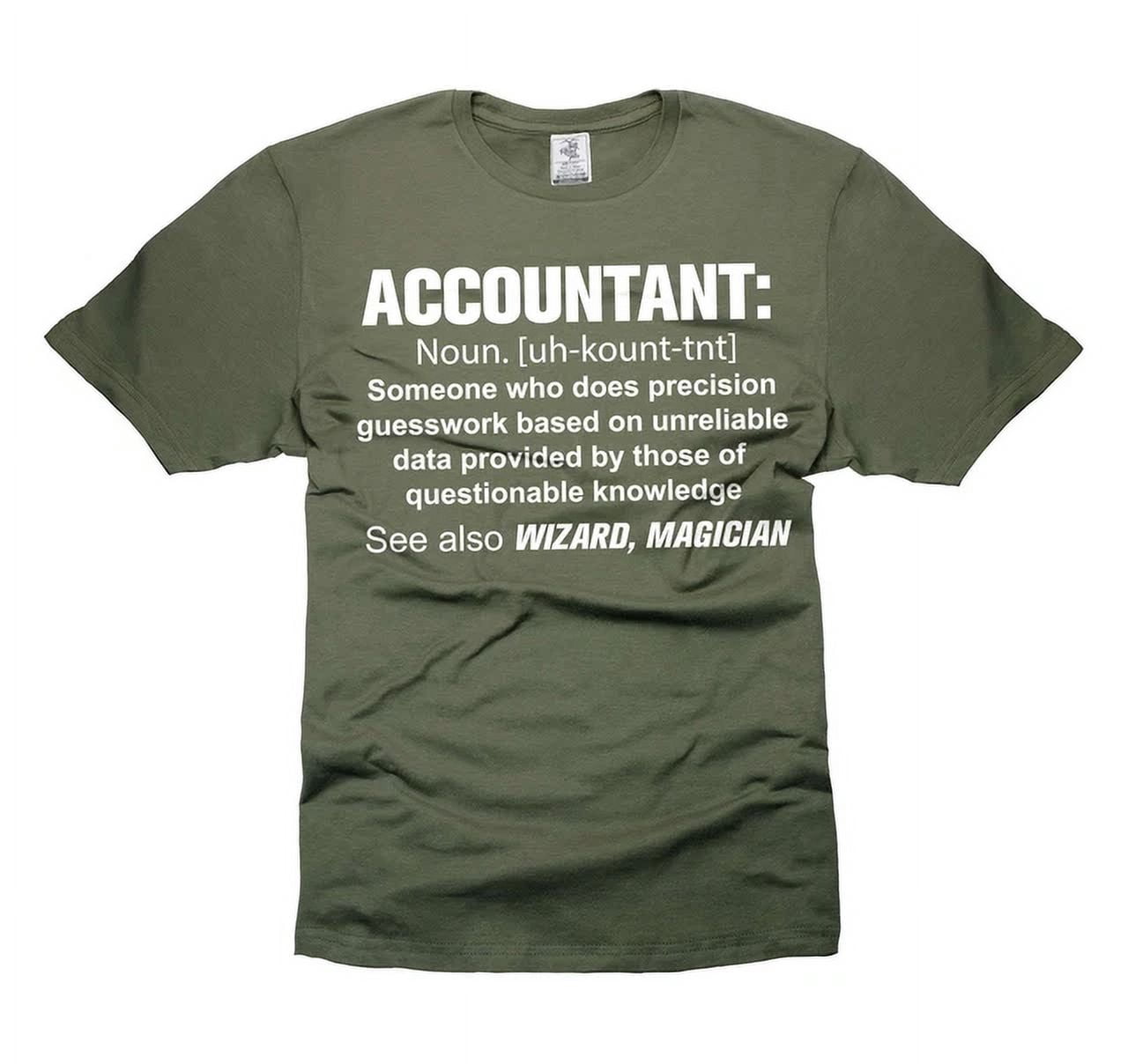 Hot Trending T-Shirt With Mens Accountant Accountant Definition Tee ...