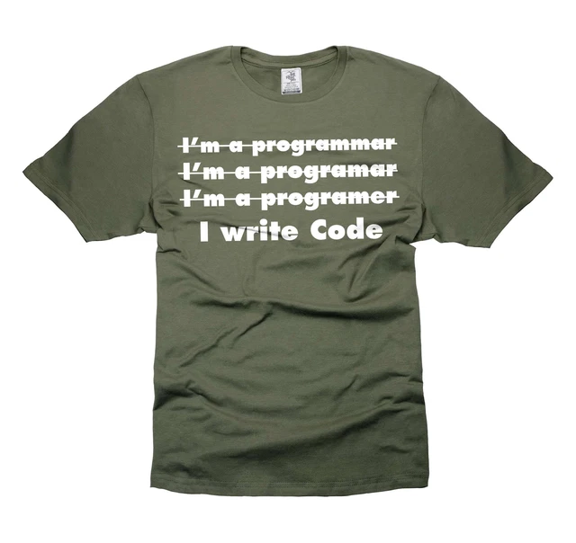 Hot Trending T-Shirt With Mens Programmer Tee Funny Programmer I Write Code Coding Gifts Design ...