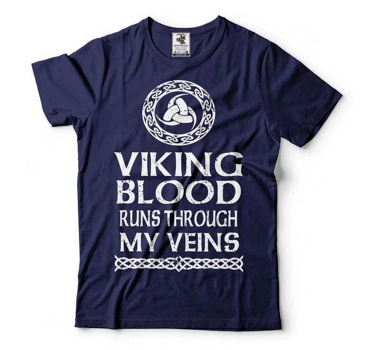 Hot Trending T-Shirt With Mens Viking Viking Blood Nordic Dna Norse ...