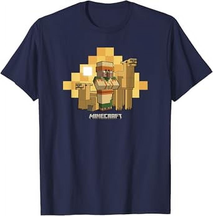 Hot Trending T-Shirt With Minecrt Vanilla Villager & Camels Desert ...