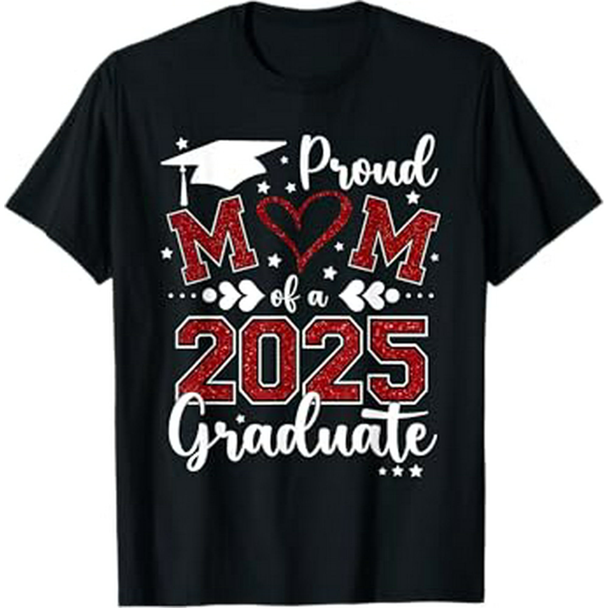 Hot Trending T-Shirt With Mom Senior 2025 Proud Mom Of A Clof 2025 ...