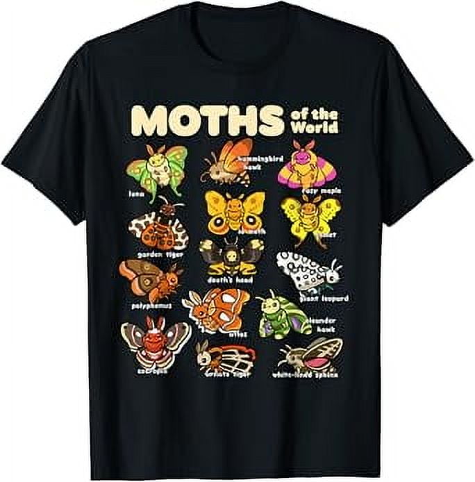 Hot Trending T-Shirt With Moth Shirt For Insect Moth Lovers Moths ...