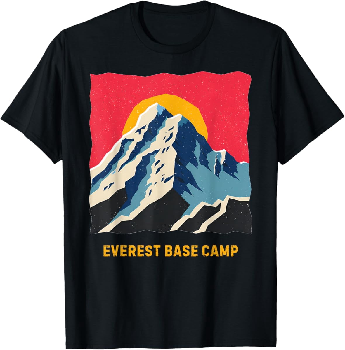 Hot Trending T-Shirt With Mount Everest Base Camp Himalayas Mountain ...