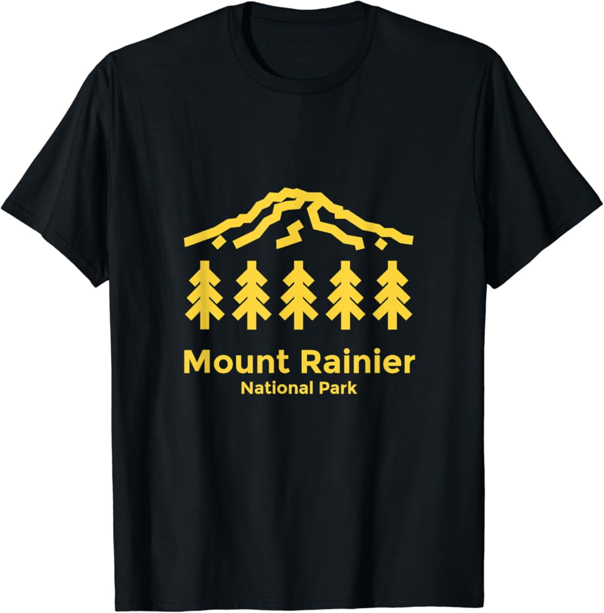 Hot Trending T-Shirt With Mount Ranier National Park Washington ...