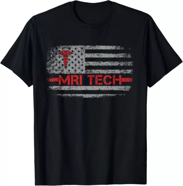 Hot Trending T-Shirt With Mri Tech American Flag Xray Radiologic Mri ...