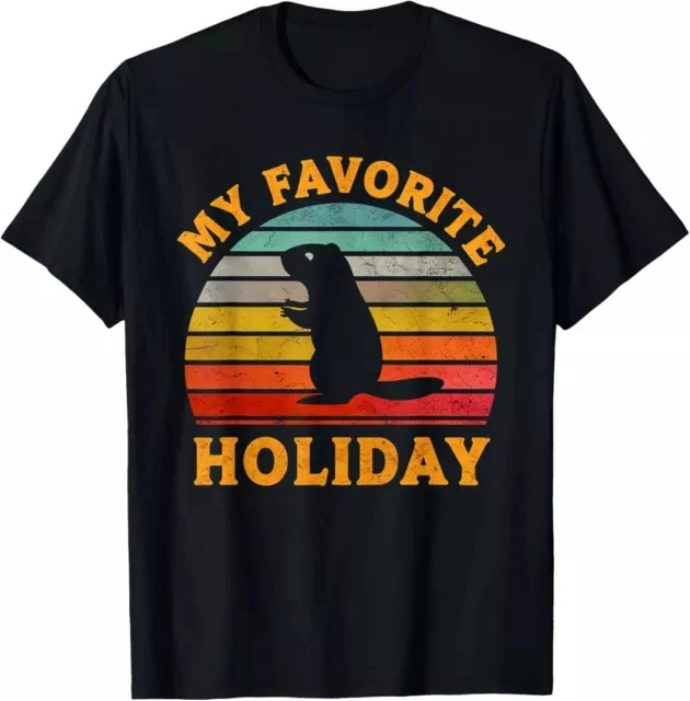 Hot Trending T-Shirt With My Favorite Holiday Groundhog Day Sunset ...