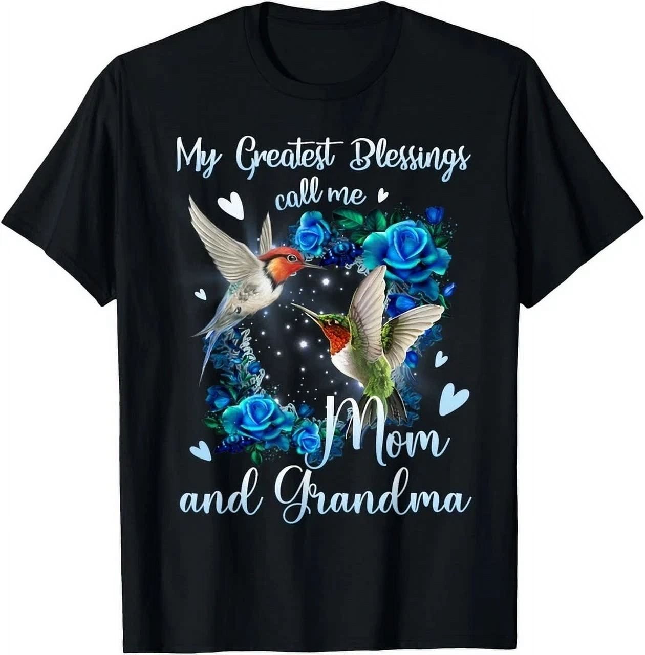 Hot Trending T-Shirt With My Greatest Blessing Call Me Mom And Grandma ...