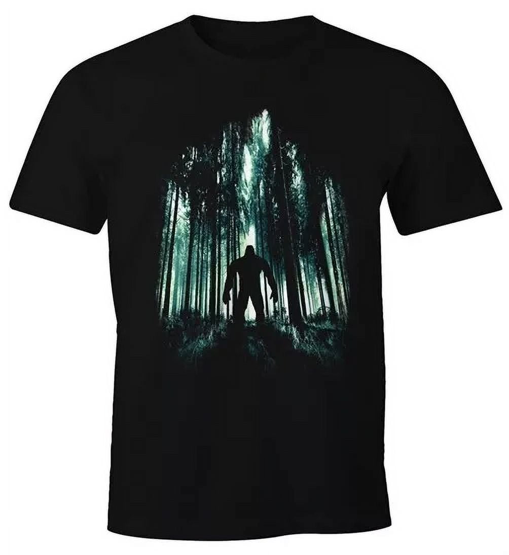 Hot Trending T-Shirt With Mystery Monster In The Woods Design Preview ...